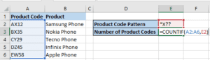 How to COUNTIF Partial Match in Excel?
