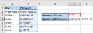 How to COUNTIF Partial Match in Excel?