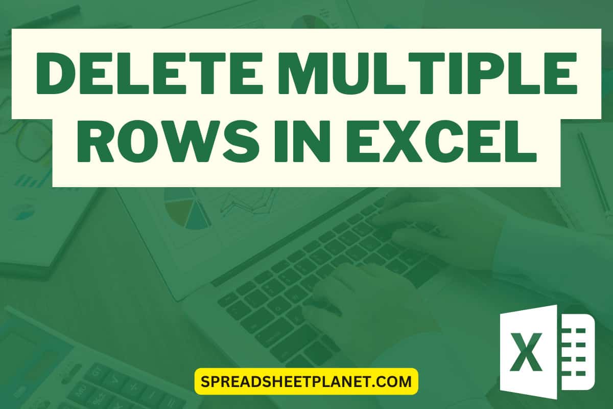 How To Delete Multiple Rows In Excel 