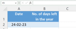 Calculate Days Left in the Year (5 Easy Formulas)