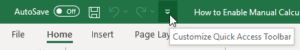 How to Enable Manual Calculation in Excel - 3 easy Ways!