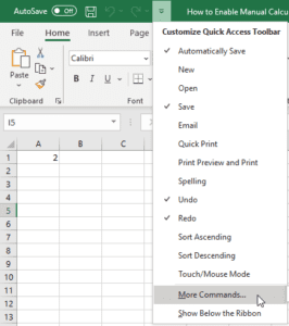 How to Enable Manual Calculation in Excel - 3 easy Ways!