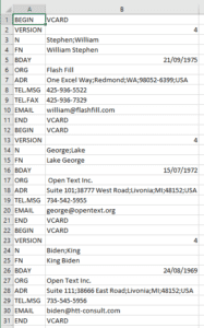How to Open VCF File in Excel?