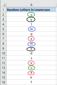 3 Easy Ways to Generate Random Letters in Excel