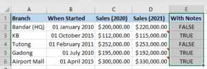How to Filter Cells with Notes in Excel?