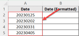 Convert YYYYMMDD to MM/DD/YYYY in Excel (Step-by-Step)