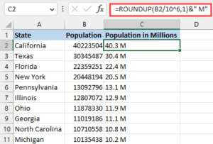 Format Numbers to Show in Millions in Excel (3 Easy Ways)