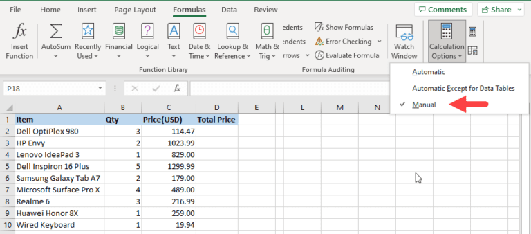 Formulas Not Copying Down in Excel - Easy Fix!