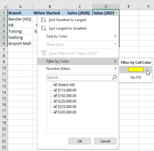 How to Filter Cells with Notes in Excel?