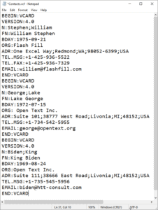 How to Open VCF File in Excel?