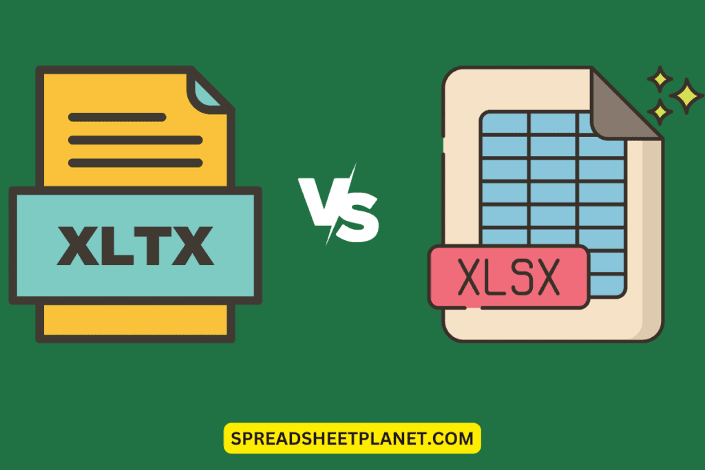 XLTX vs. XLSX - Difference and Similarities XLTX vs. XLSX - Difference and Similarities