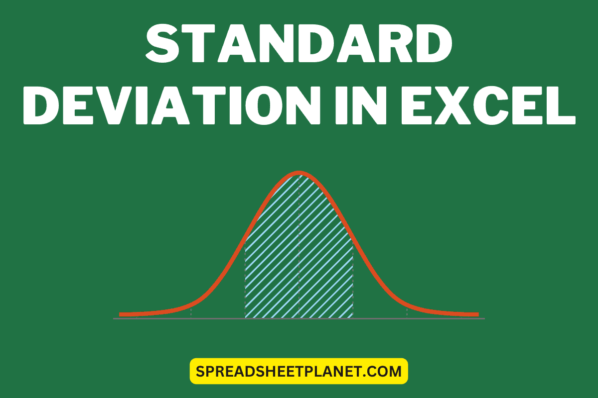 How To Calculate Standard Deviation In Excel 