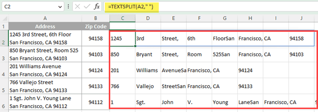Extract ZIP Code From Address In Excel 5 Easy Ways 