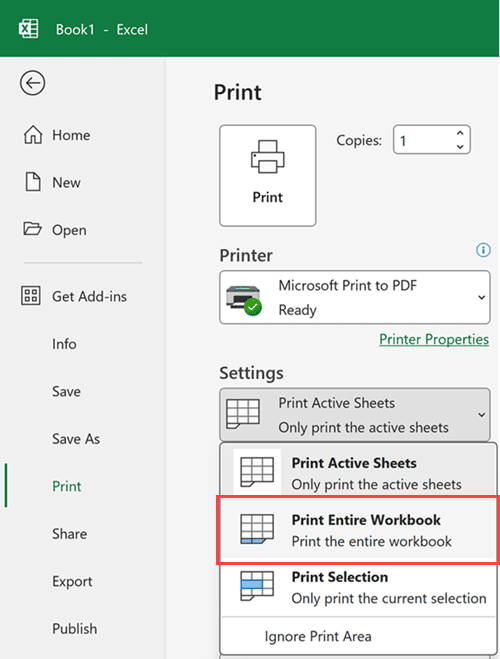 How To Print Multiple Tabs Sheets In Excel Step by Step 