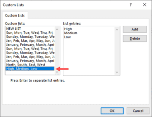How to Create Custom Lists in Excel?
