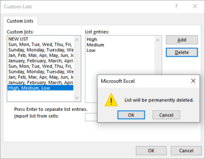 How to Create Custom Lists in Excel?