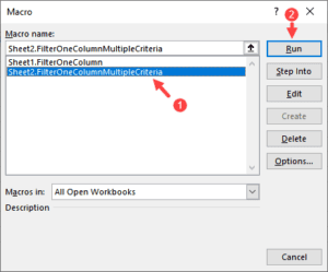 VBA Macro Codes to Filter Data In Excel (Examples)