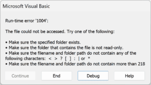 Create New Workbook Using VBA in Excel