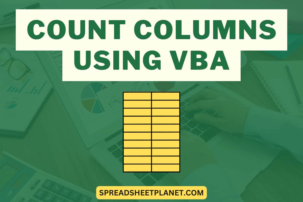 How To Count Columns Using VBA