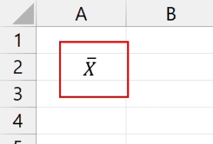 How to Insert Average (X-Bar) Symbol in Excel? 3 Easy Ways!