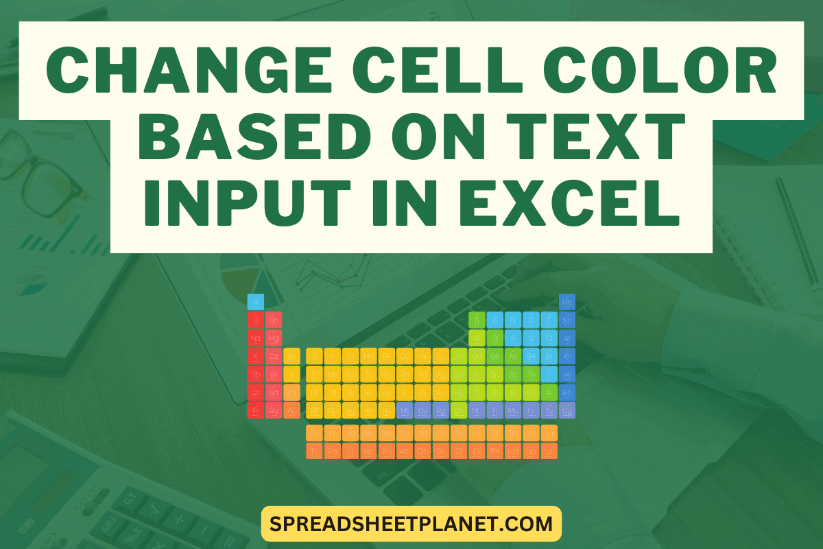 How To Change Cell Color In Excel Based On Number Input Value