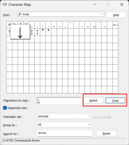 Insert Arrow Symbol (Up, Down, Left, Right) in Excel