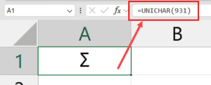 How to Insert Sigma (Σ) Symbol in Excel?