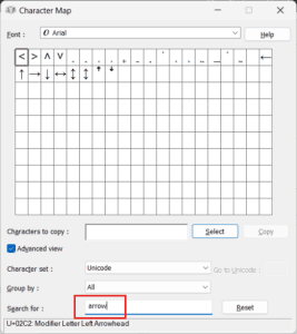 Insert Arrow Symbol (Up, Down, Left, Right) in Excel