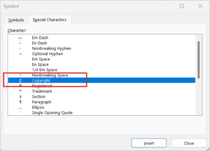How to Insert Copyright © Symbol in Excel?