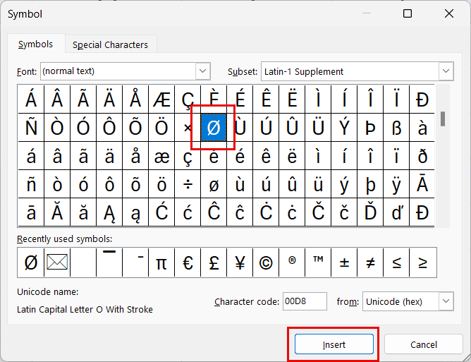 How To Insert Diameter Symbol In Excel How To Insert Diameter Symbol In Excel