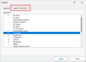 How to Insert Copyright © Symbol in Excel?