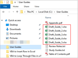 VBA to Loop Through Files in a Folder