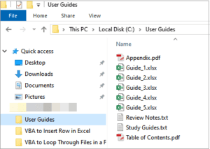 VBA to Loop Through Files in a Folder