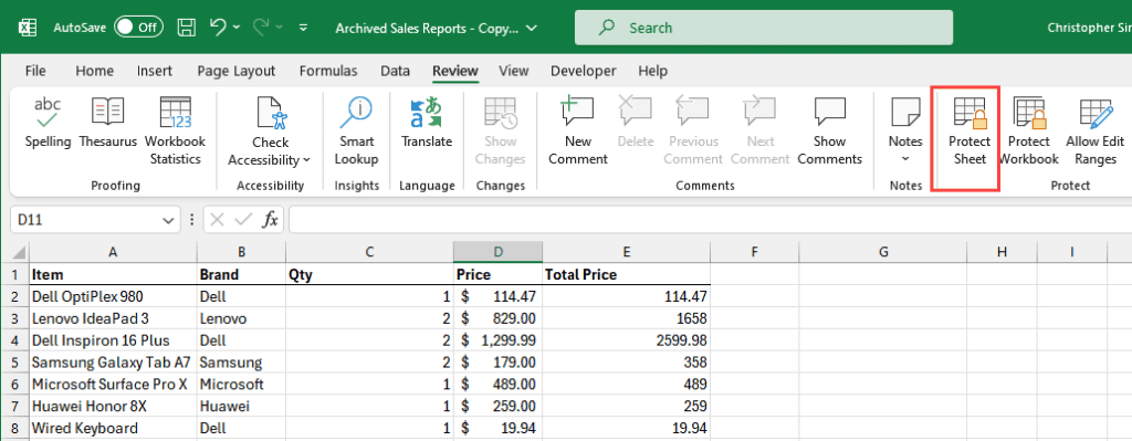 Unprotect Excel Sheet Without Password (2 Easy Ways)