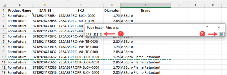 How to Set Print Area in Excel (5 Easy Ways)