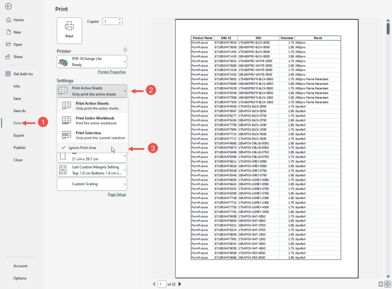How to Set Print Area in Excel (5 Easy Ways)
