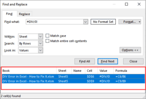 #DIV/0! Error in Excel – How to Fix It?