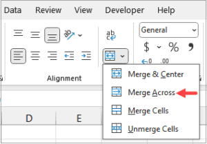 Merge Cells Without Losing Data in Excel