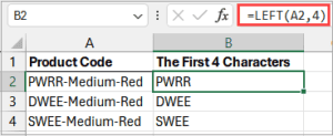 How to Extract Part of Text in a Cell in Excel