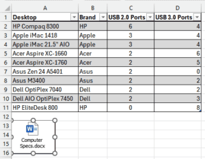 How to Insert Word Document into Excel (5 Easy Ways)