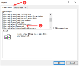 How to Insert Word Document into Excel (5 Easy Ways)