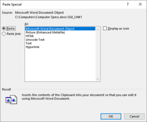 How to Insert Word Document into Excel (5 Easy Ways)
