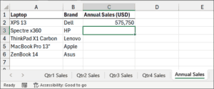 Point and Click Method in Excel