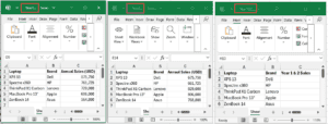 Point and Click Method in Excel