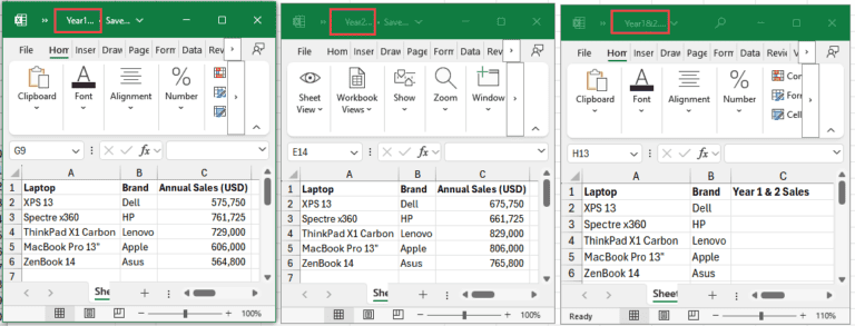 Point and Click Method in Excel