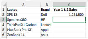 Point and Click Method in Excel