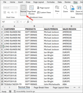 Return to Normal View in Excel (4 Easy Ways)