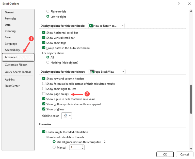 Return to Normal View in Excel (4 Easy Ways)