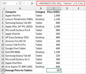 Calculate the Population Mean in Excel (12 Easy Ways)