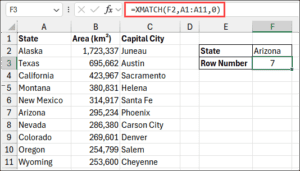 Find Row Number of Matching Value in Excel (5 Easy Ways)